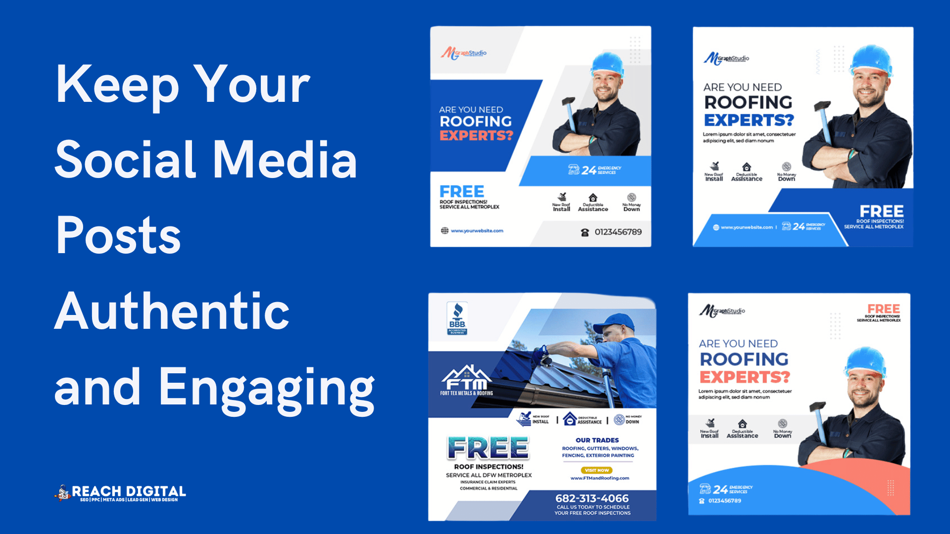 12 Ideas for Your Roofing Social Media Posts | Reach Digital